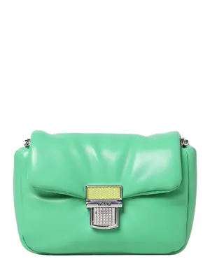 MSGM Nappa Leather Shoulder Bag - Green