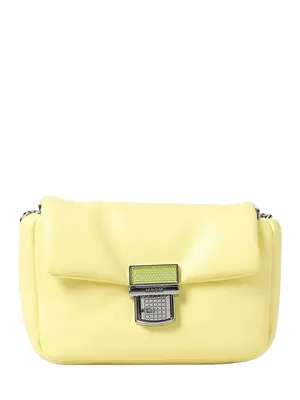 MSGM Nappa Leather Shoulder Bag - Yellow
