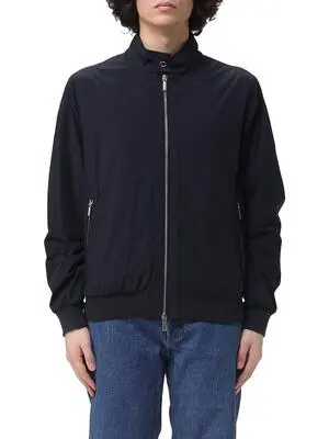 MOORER Polyester Bomber Jacket - Blue