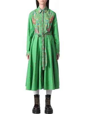 Kenzo Shirt Dress - Acid Green