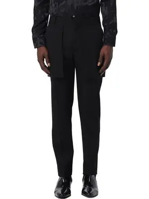 Alexander McQueen Wool Trousers - Black