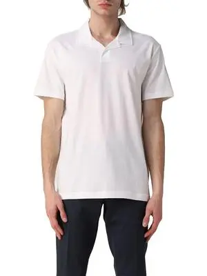 FAY Polo Shirt With Embroidered Logo - White
