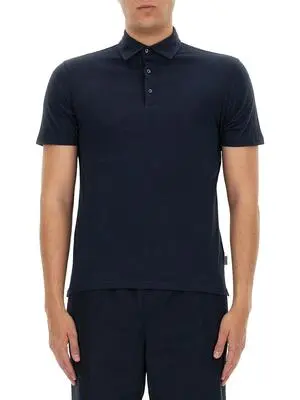Aspesi Cotton Polo Shirt - Blue