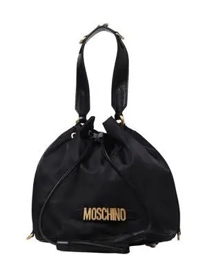 Moschino Nylon Bucket Bag - Gold