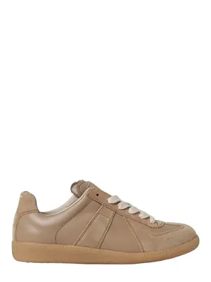 MAISON MARGIELA Maison Margiela Leather And Suede Sneakers Camel