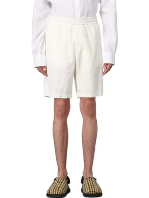 PAOLO PECORA Shorts Yellow Cream