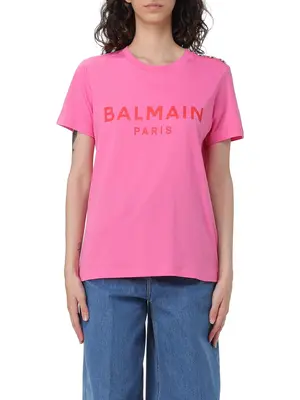 Balmain Balmain T-Shirt Fuchsia