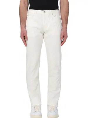 Emporio Armani Emporio Armani Straight Leg Jeans Yellow Cream