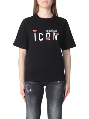 Dsquared2 Dsquared2 Icon Cotton T-Shirt Black