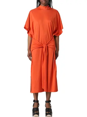 Karl Lagerfeld KARL LAGERFELD Midi Dress Orange