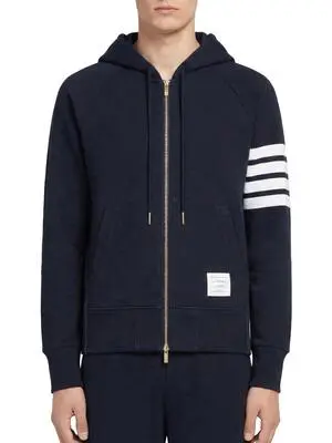 Thom Browne Thom Browne Full Zip Sweatshirt Navy