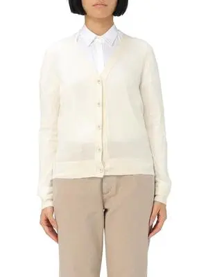 Tory Burch Long Sleeve Sweater - White