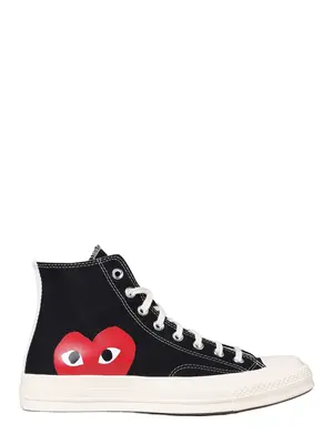 CONVERSE X COMME DES GARONS PLAY Comme Des Garçons Play X Converse High-Top Sneakers Black