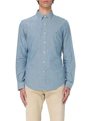 Polo Ralph Lauren Shirt Men Gnawed Blue