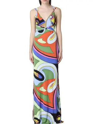 Moschino Printed Maxi Dress - Multicolor