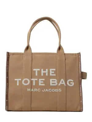 Marc Jacobs The Large Tote Bag N Canvas With Jacquard Logo Brown