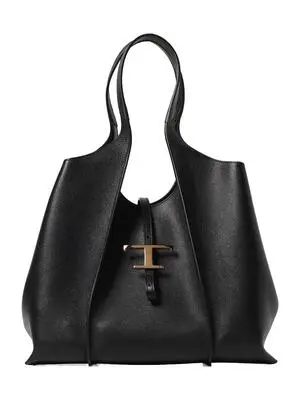 TOD'S Tod's Leather Shoulder Bag Black