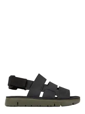 Camper Oruga Leather And Recycled Pet Sandals - Black