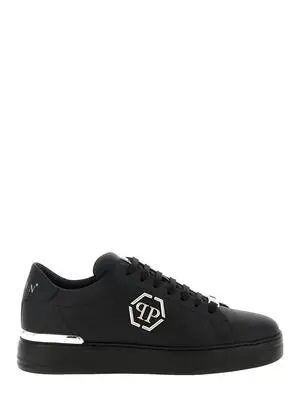 Philipp Plein Logo Detail Sneakers - Black 1