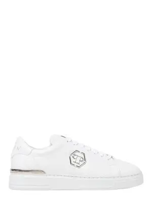 Philipp Plein Logo Detail Sneakers - White