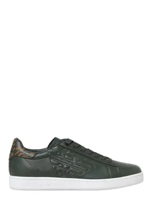 EA7 Lace-Up Sneakers Green