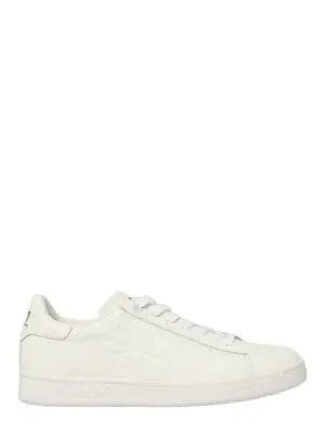EA7 Lace-Up Sneakers White 1
