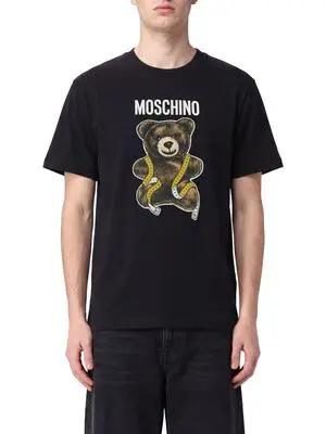 Moschino Teddy Bear Print Cotton T-shirt - Black