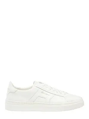 Santoni Leather Sneakers - White