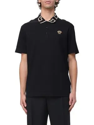 Versace Polo Shirt Men Black