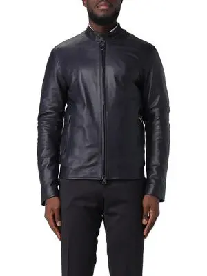XC Leather Jacket - Blue