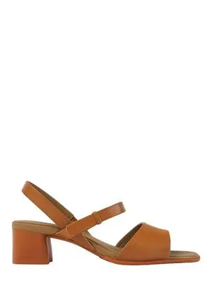 Camper Katie Leather Sandals - Brown