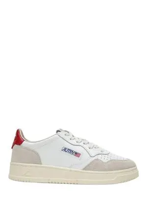 AUTRY Medalist Low Leather Sneakers - Milk