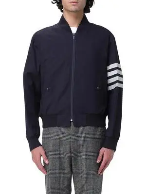 Thom Browne Wool Bomber Jacket - Navy