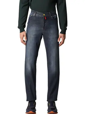 Kiton Straight Leg Jeans - Denim