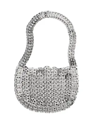 Rabanne 1969 Moon Chainmail Shoulder Bag - Silver