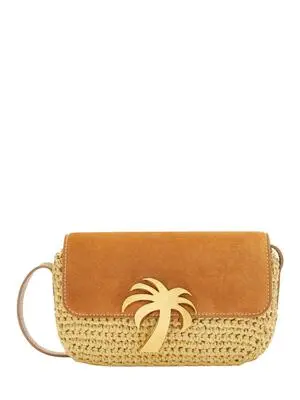 Palm Angels Palm Bridge Woven Crossbody Bag - Neutrals
