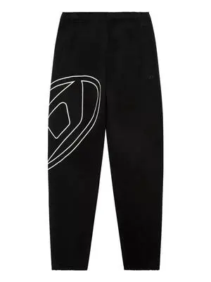 DIESEL® P-marky-megoval-d Cotton Track Pants - Black