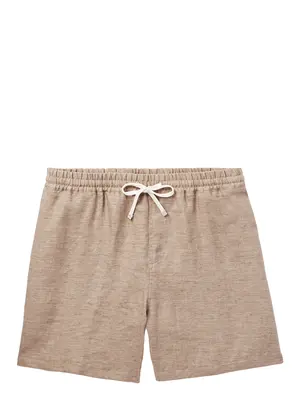 Loro Piana Arizona Straight-leg Linen Bermuda Shorts - Brown