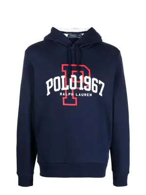 Polo Ralph Lauren Logo-print Hoodie - Blue