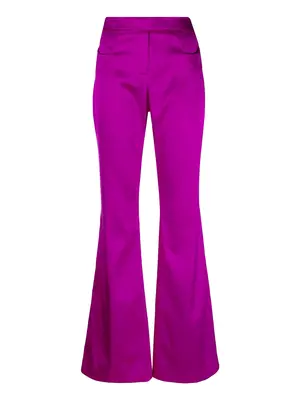 TOM FORD TOM FORD Flared Satin Trousers Pink
