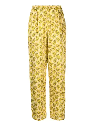 ISABEL MARANT ISABEL MARANT Piera Graphic-Print Trousers