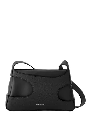 FERRAGAMO Cut-out Mini Bag - Black