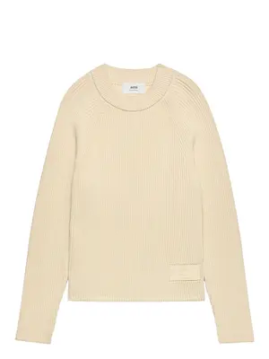 Ami Logo-patch Sweater - Neutrals