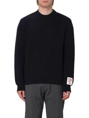 GOLDEN GOOSE Cotton Knit Sweater - Navy