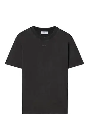 Off-White Super Moon Cotton T-shirt - Black