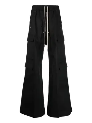 Rick Owens Drawstring Waist Trousers - Black