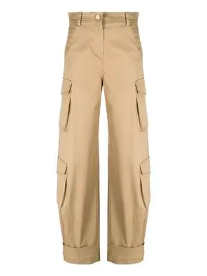 Valentino Garavani High-waisted Cargo Trousers - Neutrals