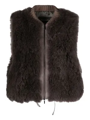 Fabiana Filippi Shearling Gilet - Grey