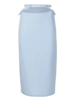 GLORIA COELHO Gloria Coelho Cut-Out Pencil Skirt