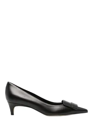 SERGIO ROSSI Sr1 30mm Leather Pumps - Black